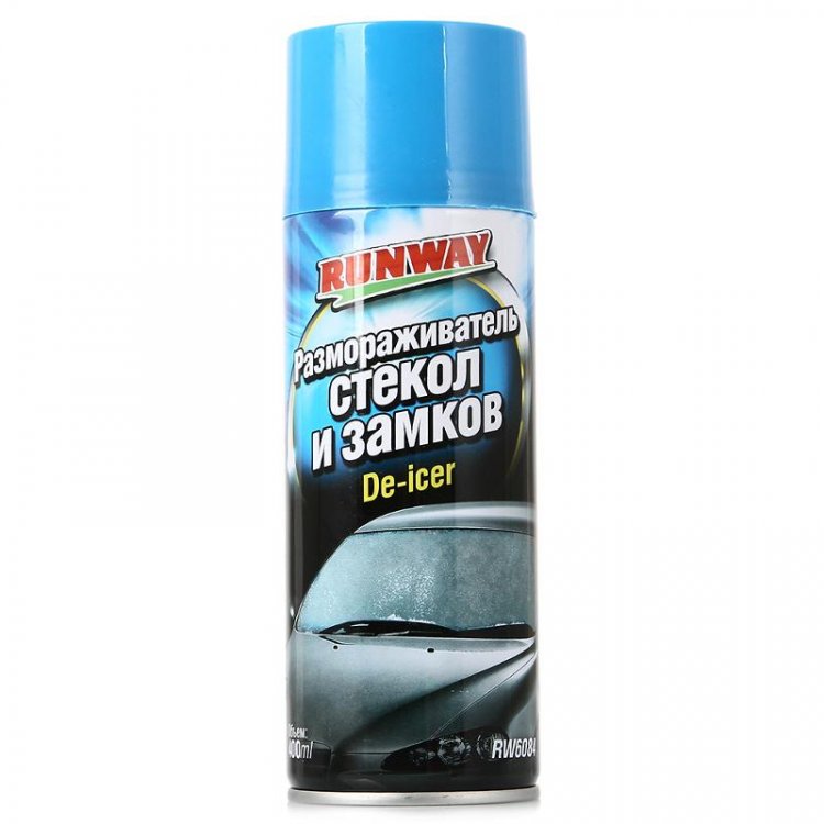 RunWay Размораживатель для стекол и замков, аэрозоль 400 мл. RW6084 ...